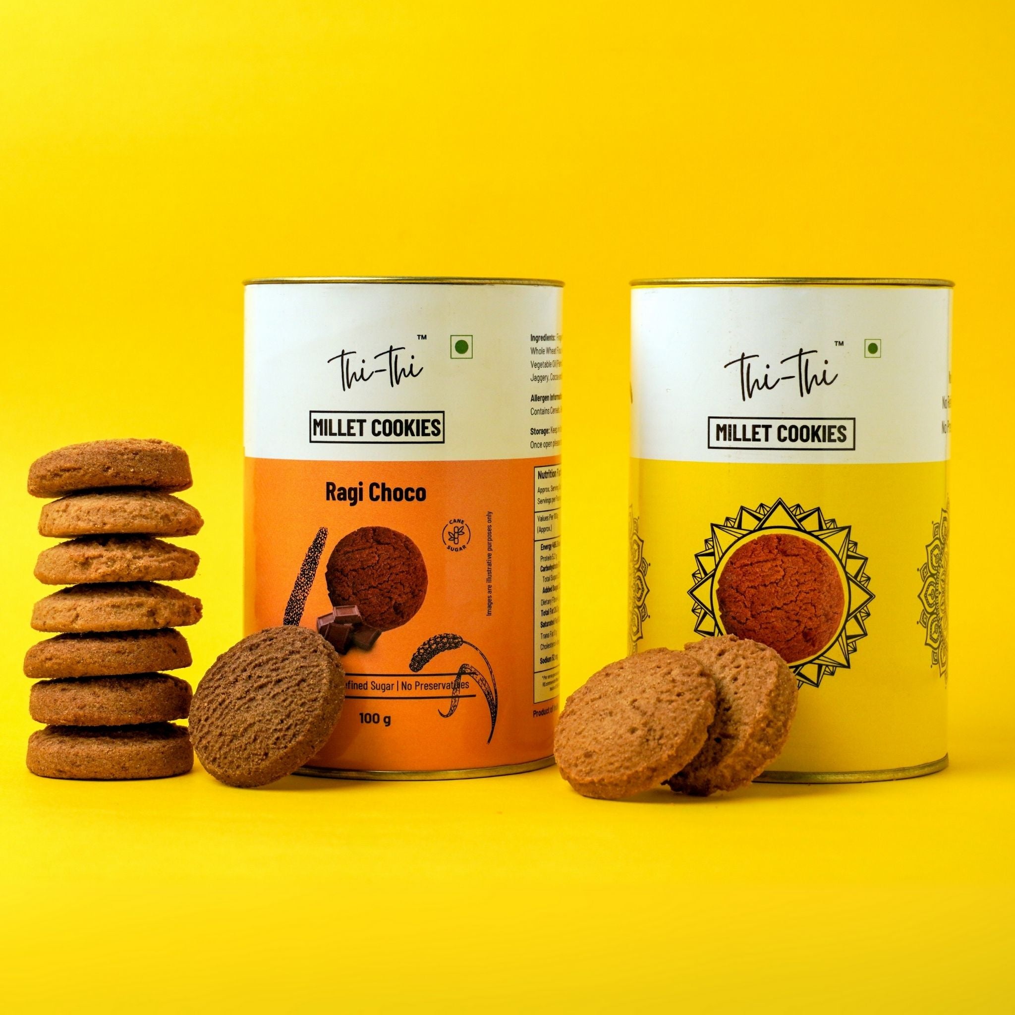 Combo - Choco & Jeera Salt Cookies (Pack of 2) – Thi-Thi